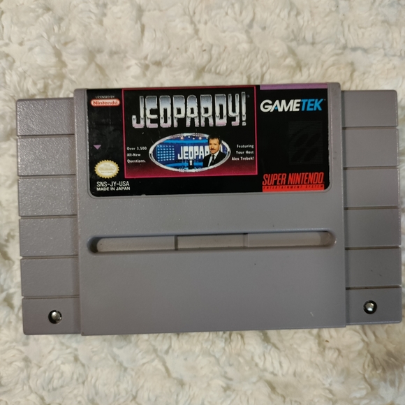 Nintendo | Video Games & Consoles | Jeopardy Super Nintendo Game | Poshmark